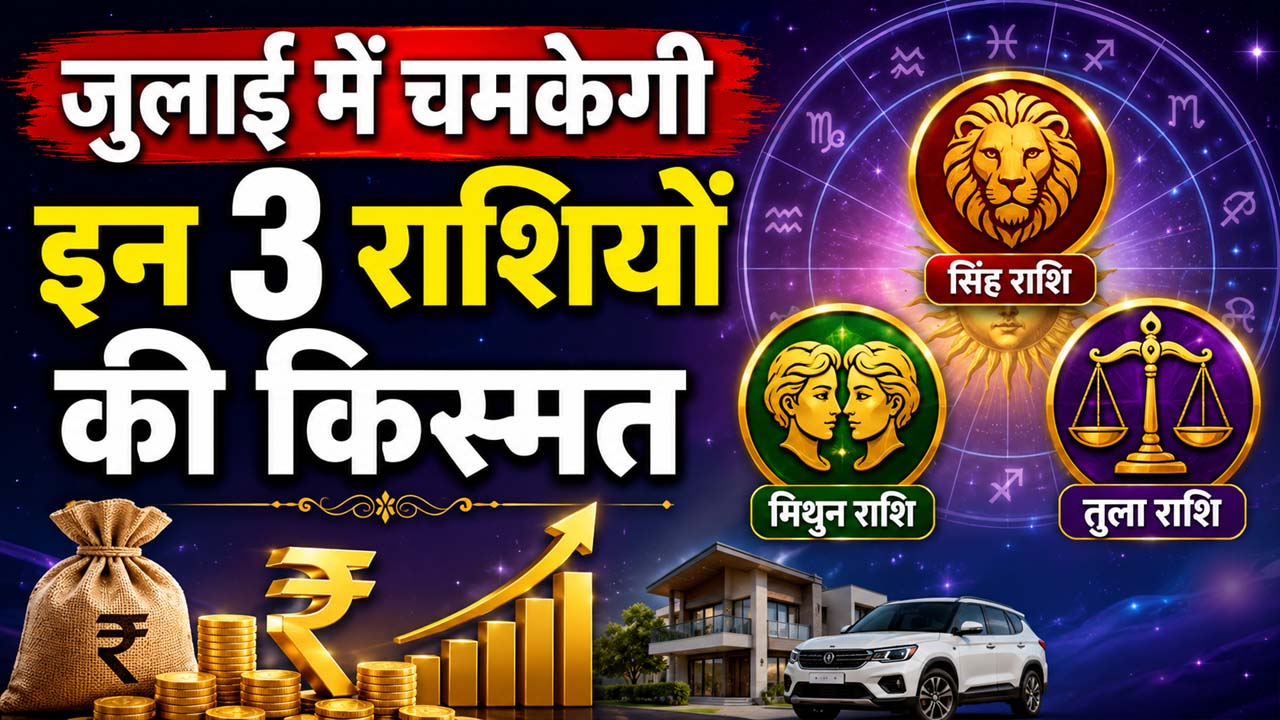 जुलाई में चमकेगी इन 3 राशियों की किस्मत